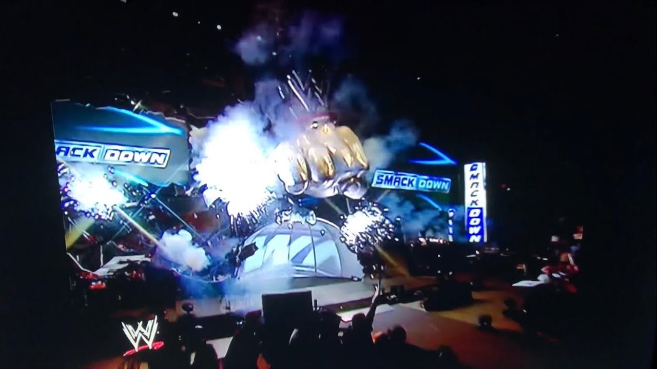 WWE Smackdown Pyro 2004 - YouTube