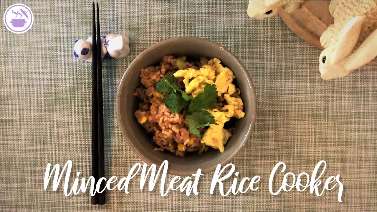 Throw Everything In The Rice Cooker™ | Minced Meat Mixed Rice - YouTube