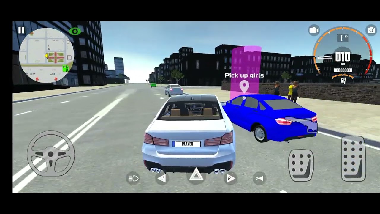 Car simulator M5 mission taxi (Cad) gameplay android. - YouTube