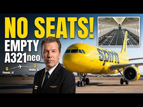 What Happens to Retired Airliners? Inside a Spirit Airlines A32 1NEO FERRY FLIGHT