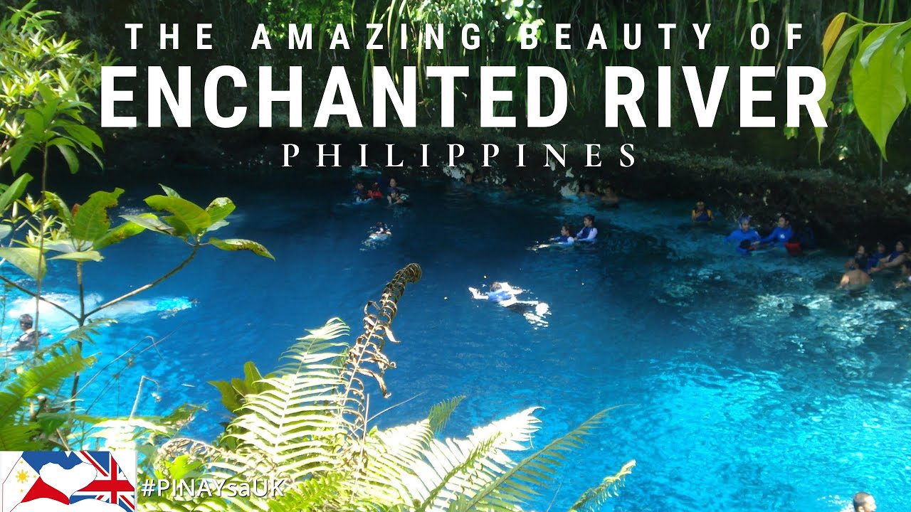 THE AMAZING BEAUTY OF ENCHANTED RIVER, PHILIPPINES || PINAYsaUK - YouTube