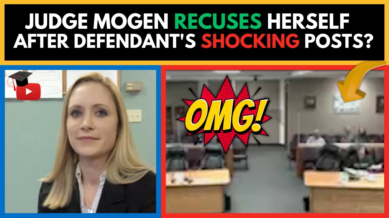 Judge Mogen Recuses Herself After Defendant's Shocking Posts? - YouTube