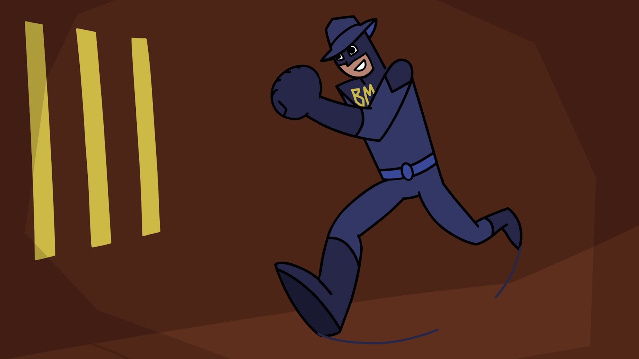 Blue Man Animated Run Cycle 1 Kevinzico - YouTube