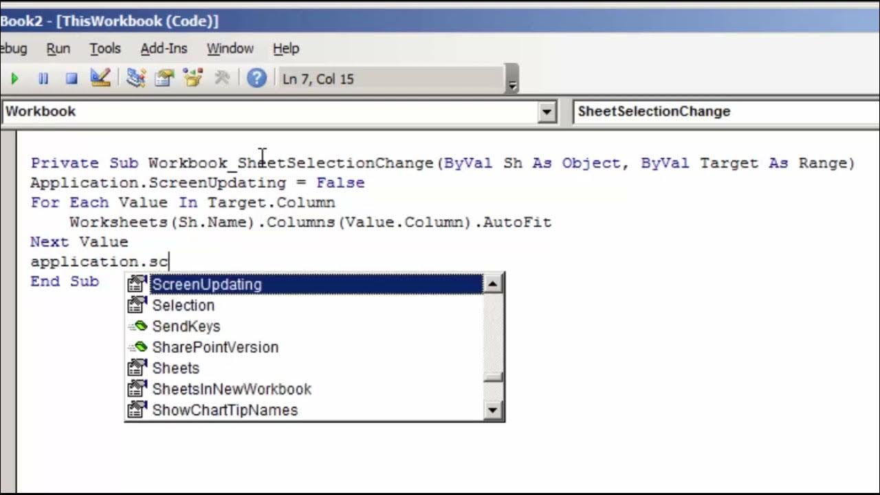 How to Auto resize columns Autofit using VBA - YouTube