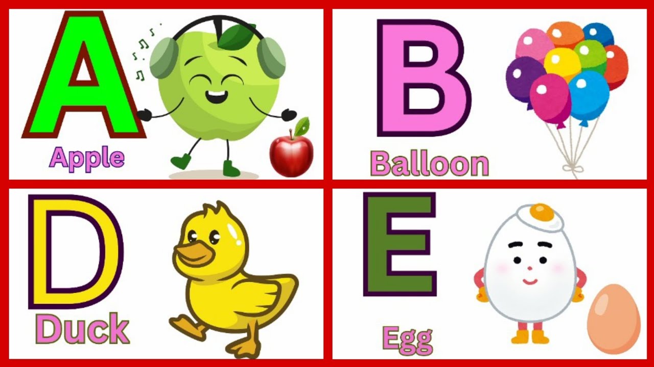 Learn English alphabets with pictures #abcd #abc #phonicsong #alphabet ...