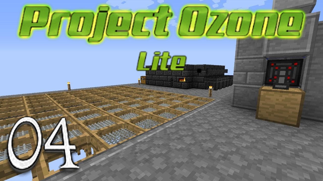 Minecraft Project Ozone Lite - Big Sieve Tinkers Smeltery And Auto Dirt ...