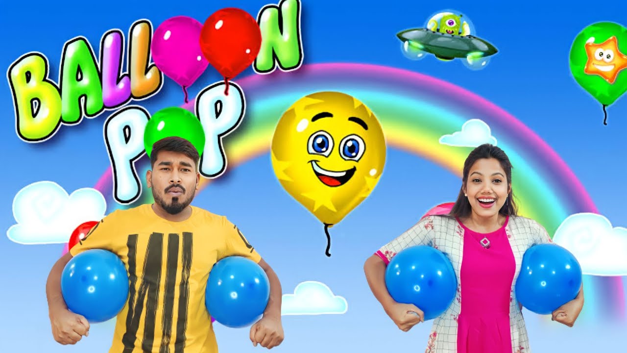 Balloon Pop Challenge 🎈🎈 | Fun Overload 🤣 | Fun Game | Funny Game ...