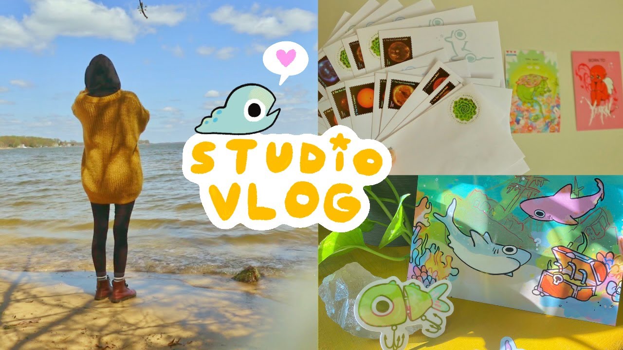 my fav small artists, silicone mold making ˚˖𓍢🌷 ˚ art studio vlog - YouTube