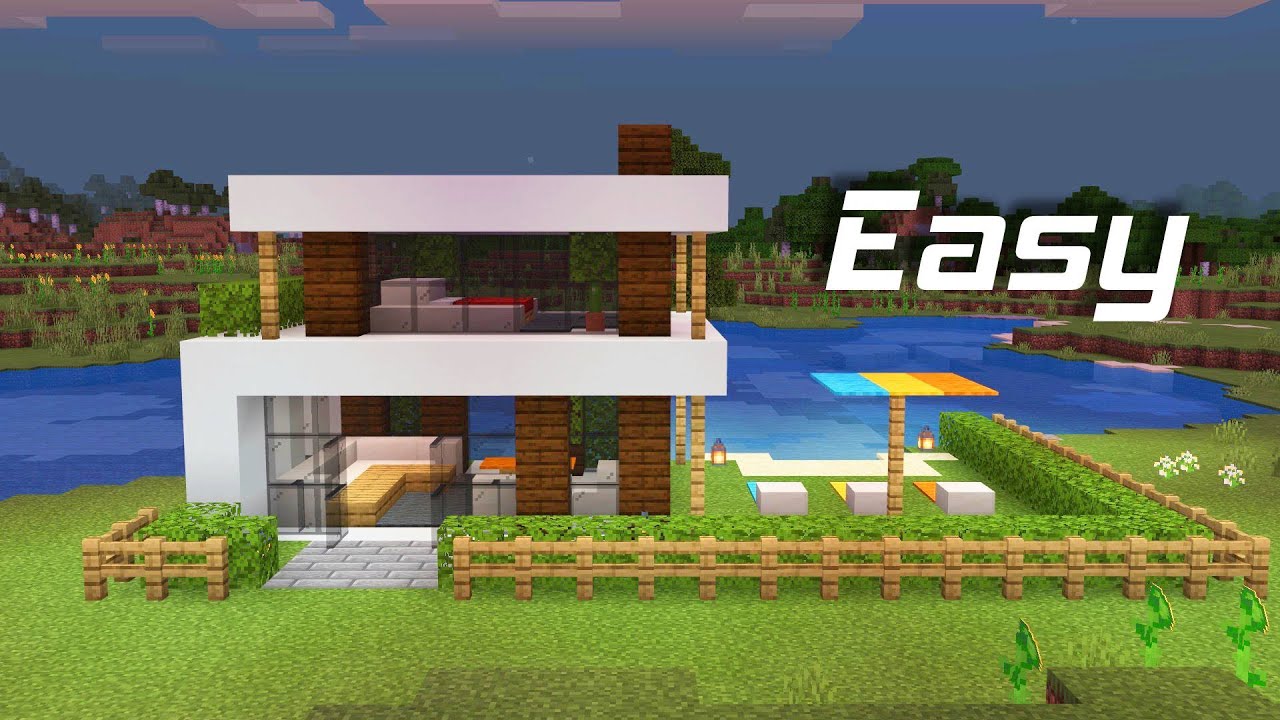 Minecraft How To Build A Beach Starter House Starter