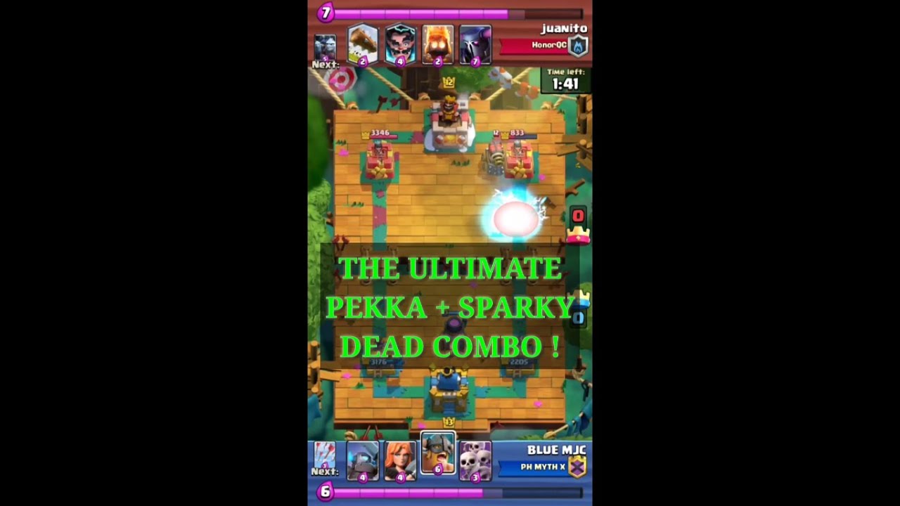 CR Ultimate Pekka Sparky Dead Combo CLASH ROYALE [ supercell not cheat ...
