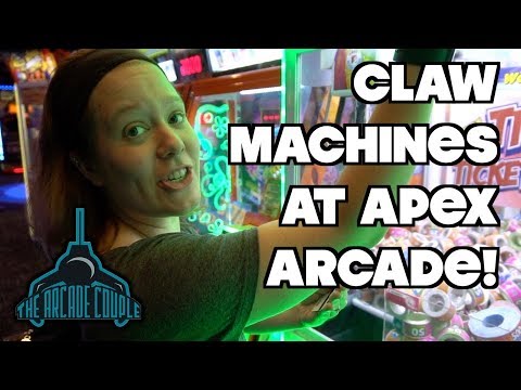 Checking Out The Claw Machines At Apex Entertainment Arcade! - YouTube