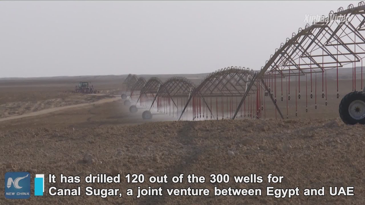 Chinese firm drills wells in Egyptian desert to help reclaim land for ...