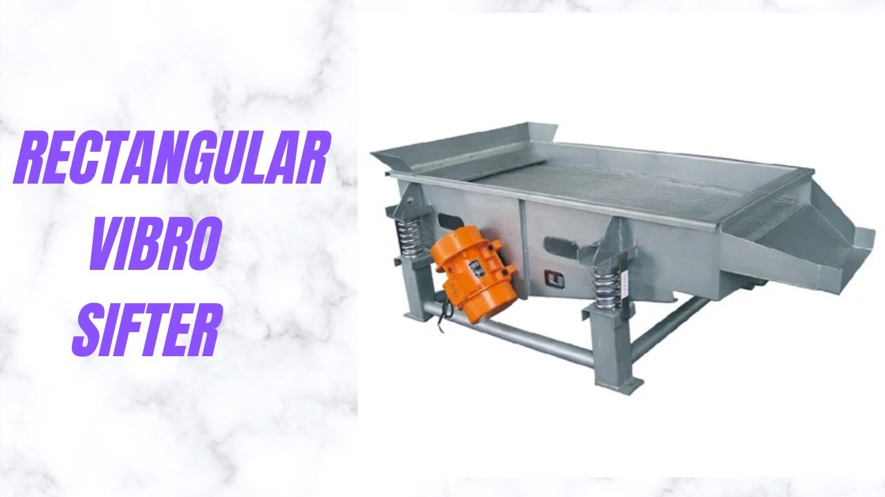 Rectangular vibro sifter#vibrosifter #rectangular - YouTube