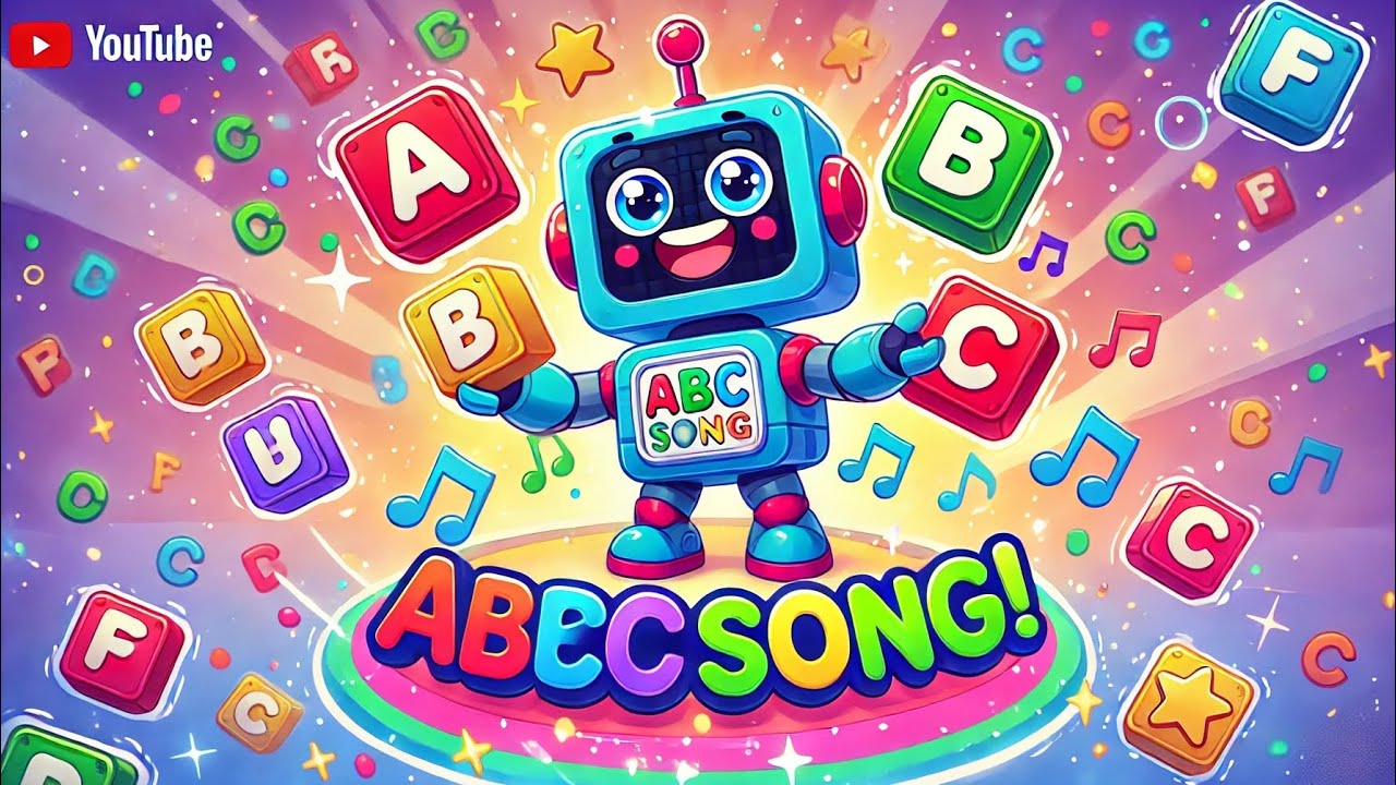 A B C robot song | For Kids |Alphabet Rhymes Kids | Educational ...