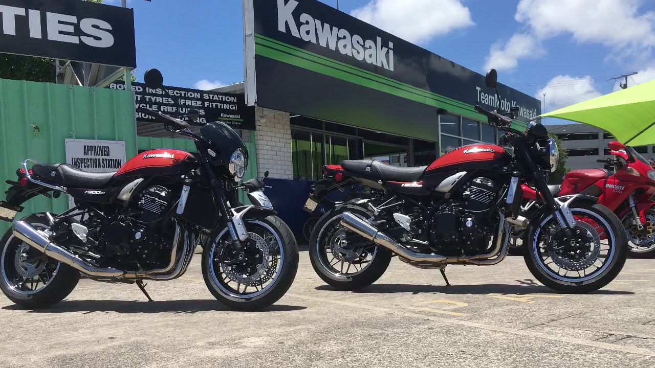 Modified Kawasaki Z900RS With Factory Extras - YouTube
