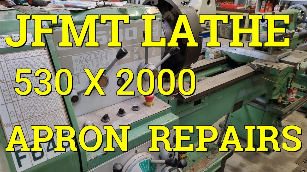 BACK ON TO THE JFMT 530 x 2000 LATHE - YouTube