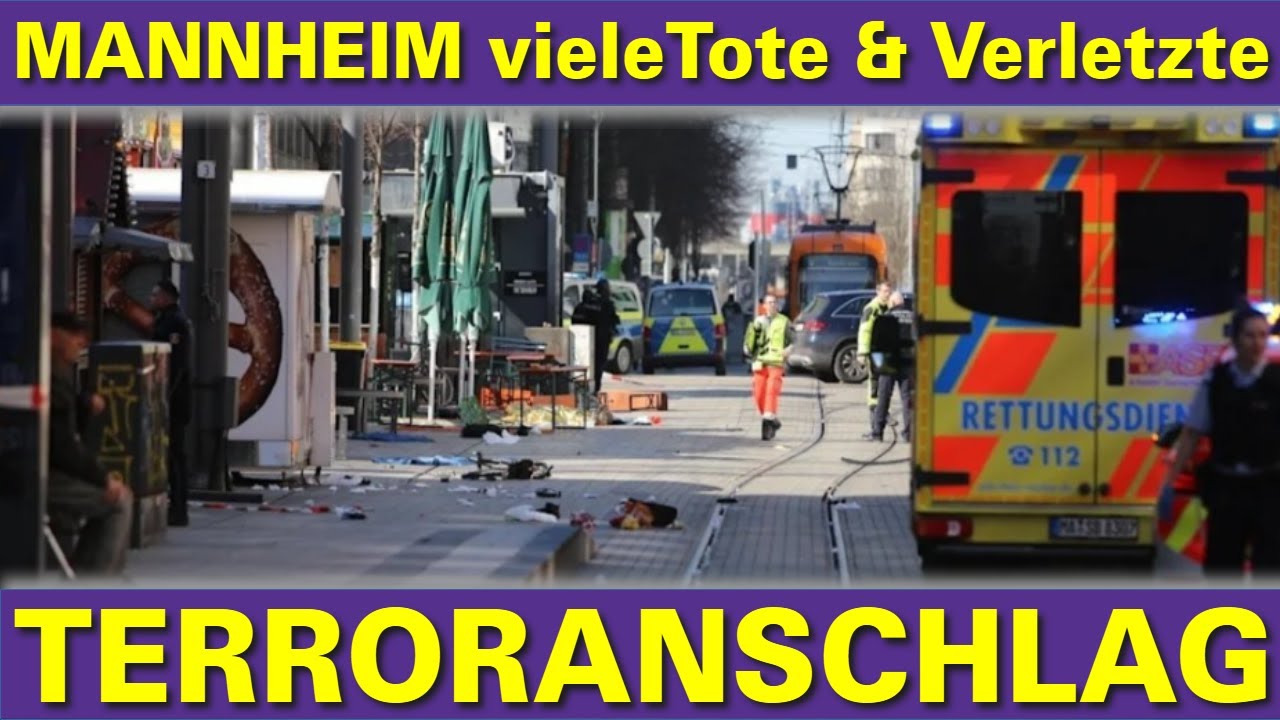 🚨 TERROR IN MANNHEIM: Auto rast in MENSCHENMENGE! Polizei hält Infos ...