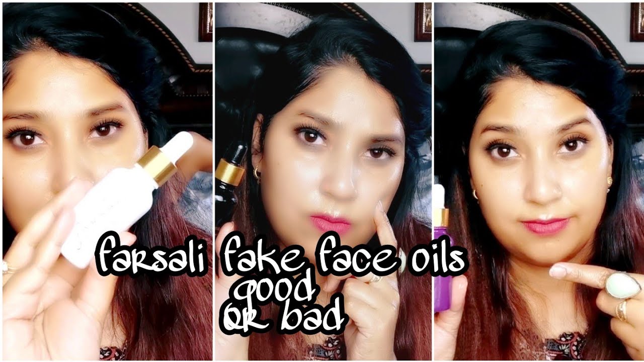 Farsali Fake Face Oils Review/Sadia Makeup Reviews/face oils and serum ...