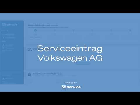 How to: digitaler Serviceeintrag VW / Audi / Seat / Skoda / Cupra - YouTube