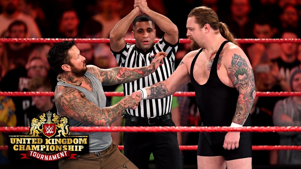 A controversial headbutt creates chaos: WWE United Kingdom Championship ...
