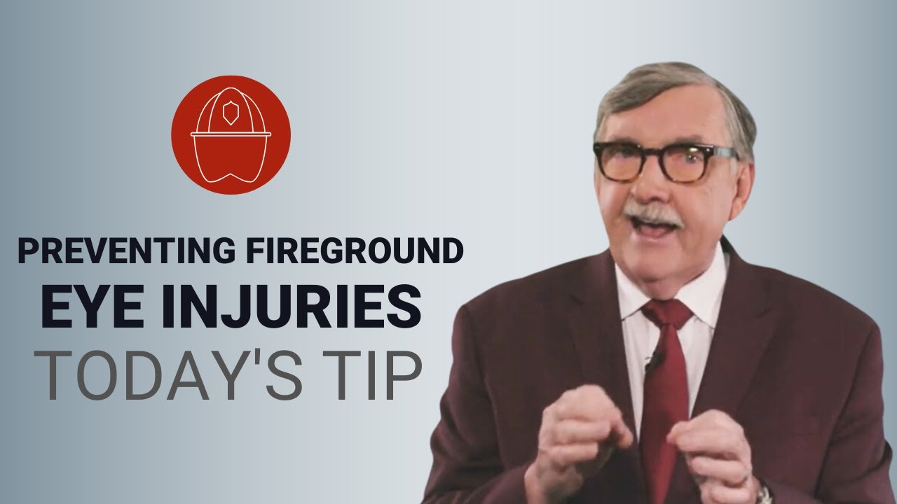 Preventing Fireground Eye Injuries - Today's Tip from Lexipol - YouTube