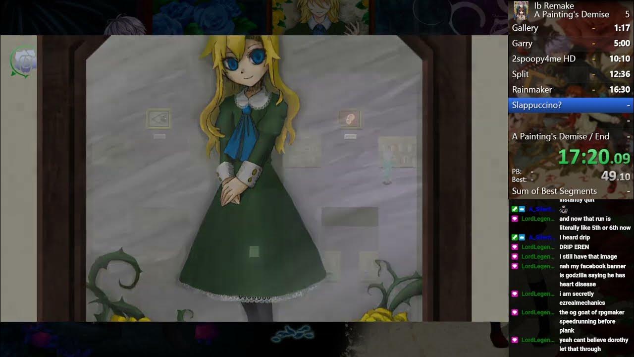 Ib Remake: A Painting's Demise Speedrun: 22:34 - YouTube