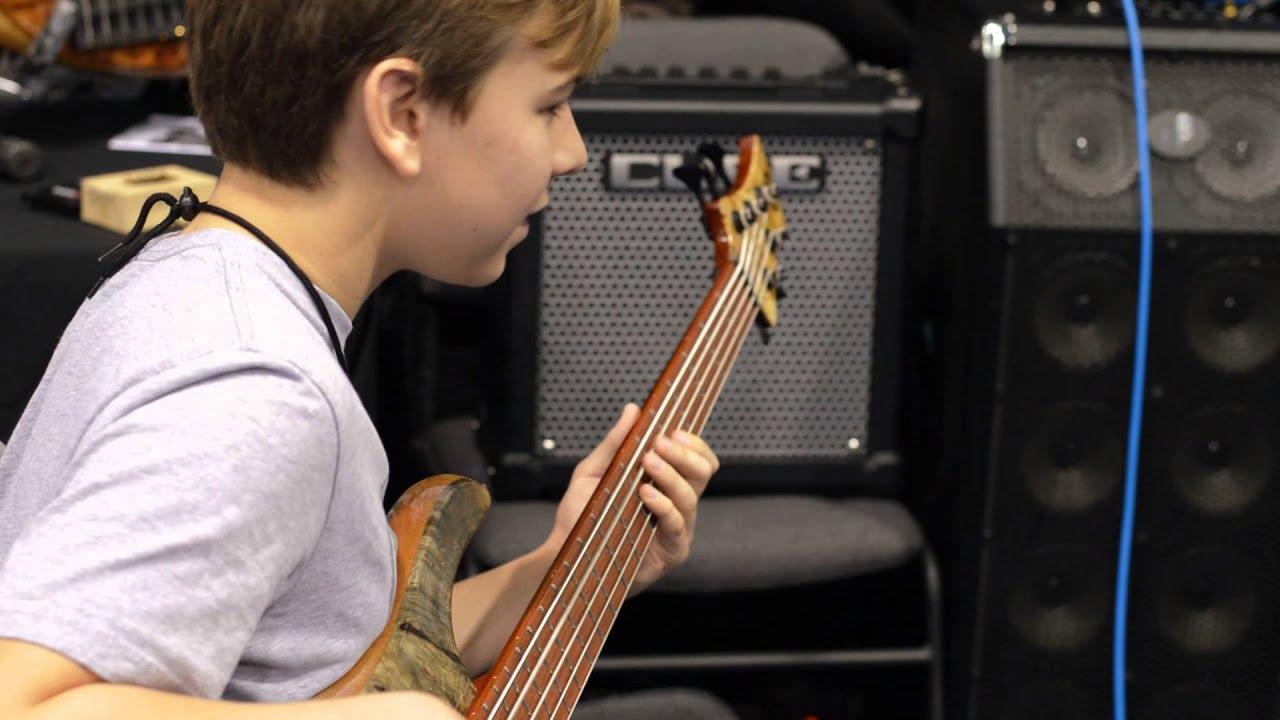 Andrew Gouche and Aidan Rodriguez at Prat Basses Booth - Namm 2014 ...