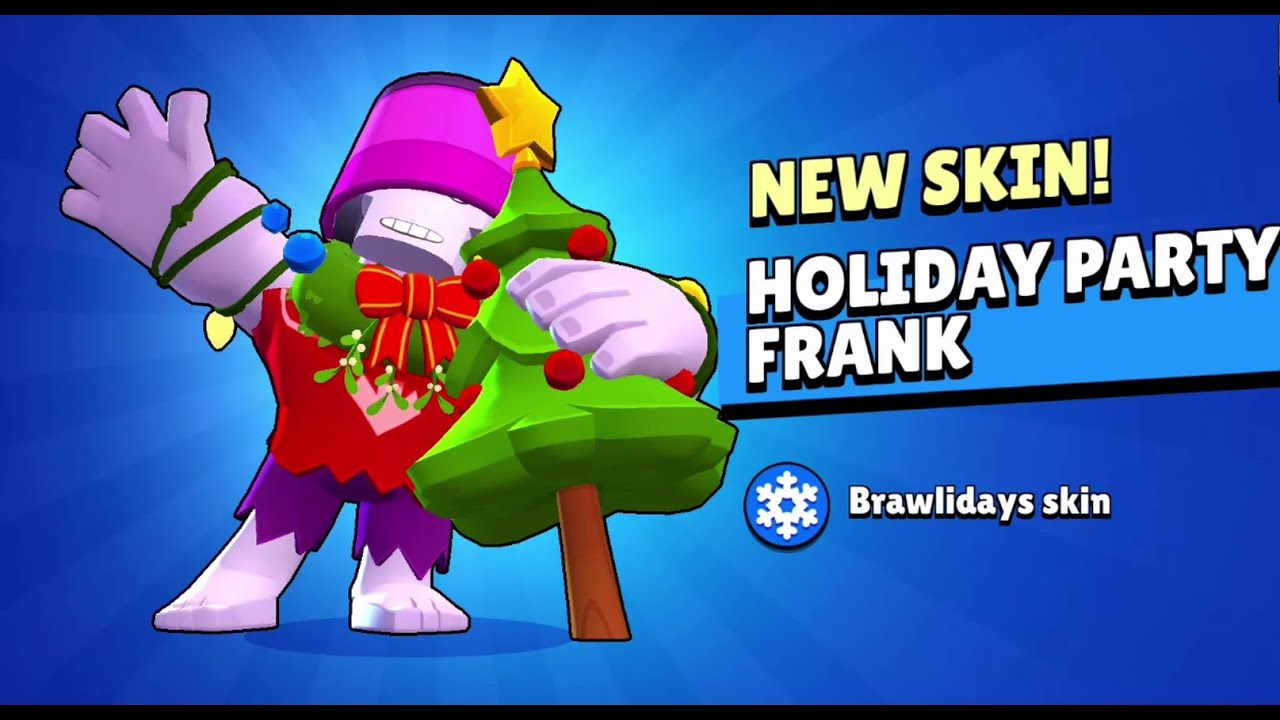 HOLIDAY PARTY FRANK - SRETAN BOŽIĆ SVIMA! (Brawl Stars) - YouTube