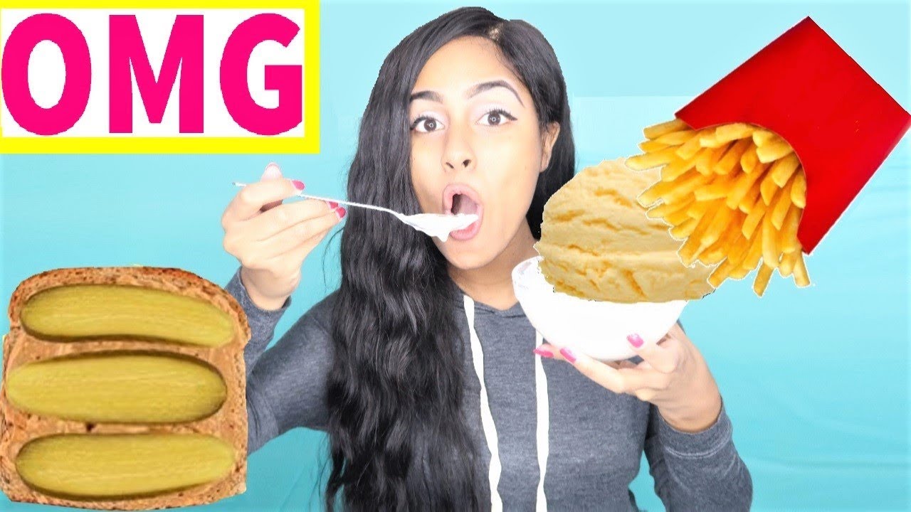 WEIRD Food Combinations People LOVE!!! EATING FUNKY & GROSS DIY FOODS ...