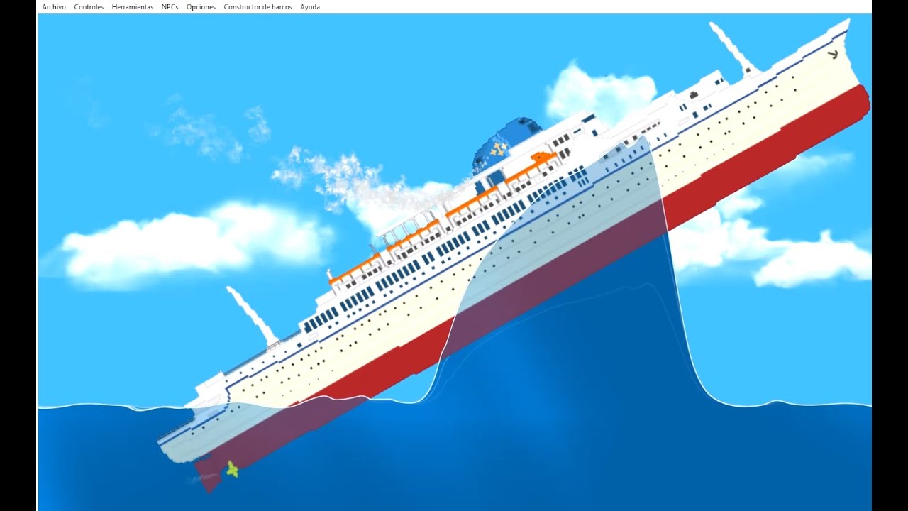 Large cruise ship MTS Oceanos sunk by giant wave - Floating sandbox ...