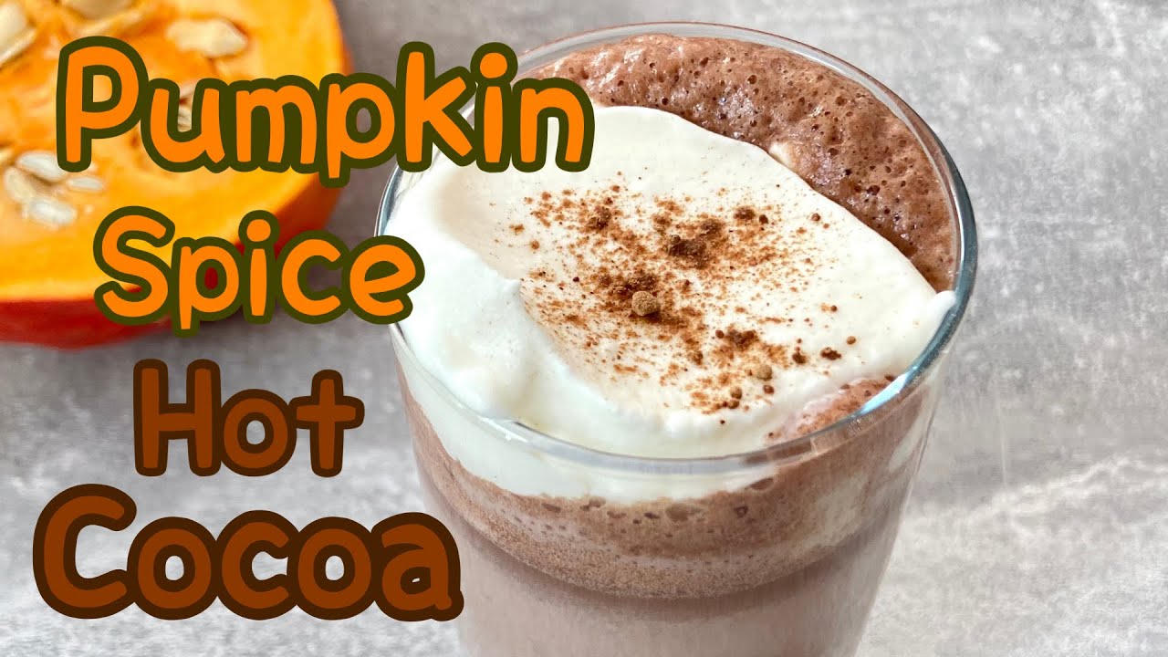 How to make pumpkin spice hot chocolate - YouTube