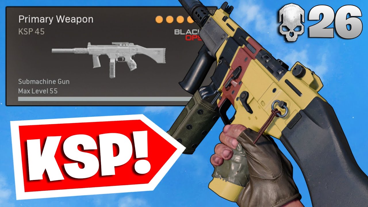 HOW TO MAKE THE "KSP" OVERPOWERED! BEST KSP 45 CLASS SETUP! 26 KILL ...