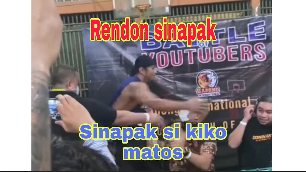 Rendon LABADOR Sinapak si kiko matos! - YouTube