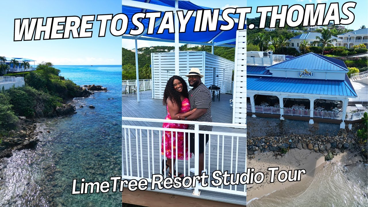 St. Thomas l US VIrgin Islands l LimeTree Beach Resort Studio Tour - YouTube
