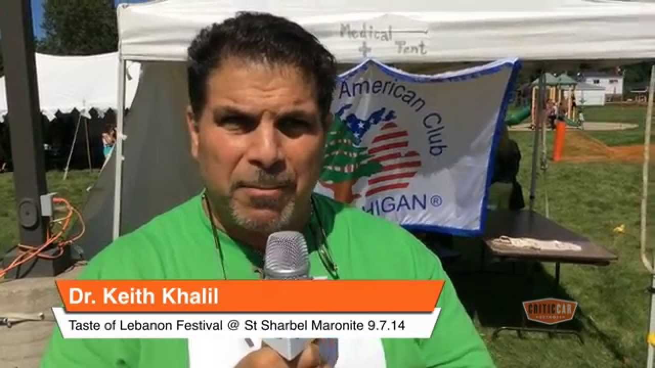 CriticCar Detroit: Dr. Keith Khalil @ Taste of Lebanon Festival - YouTube