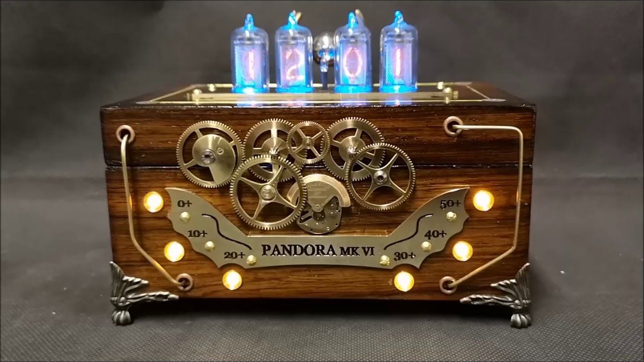 The Pandora VI Nixie Clock - YouTube