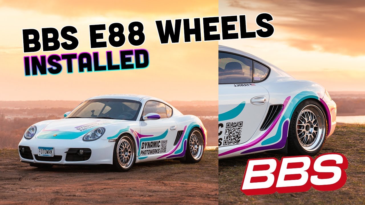 Installing NEW BBS E88 Wheels On My Porsche Cayman S - YouTube