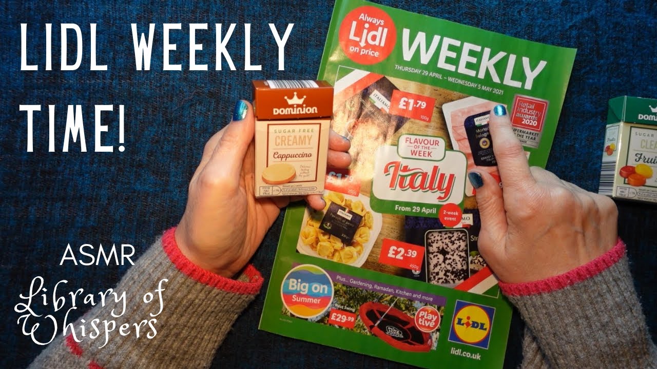 ASMR | It's Italian Week at Lidl! Plus Tasting flavoured sweets - All ...