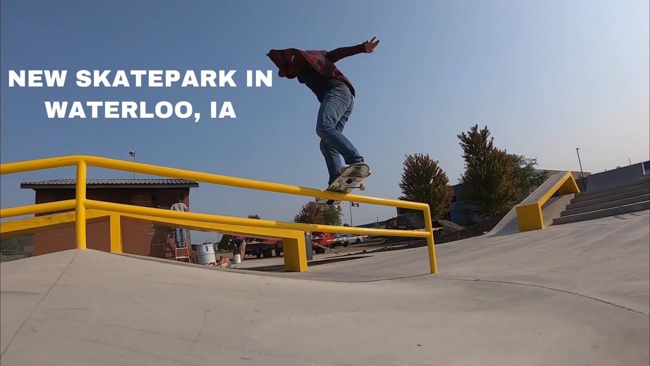 Waterloo’s Brand New Skatepark feat: Adam Miller, Logan Thies, and Phil ...