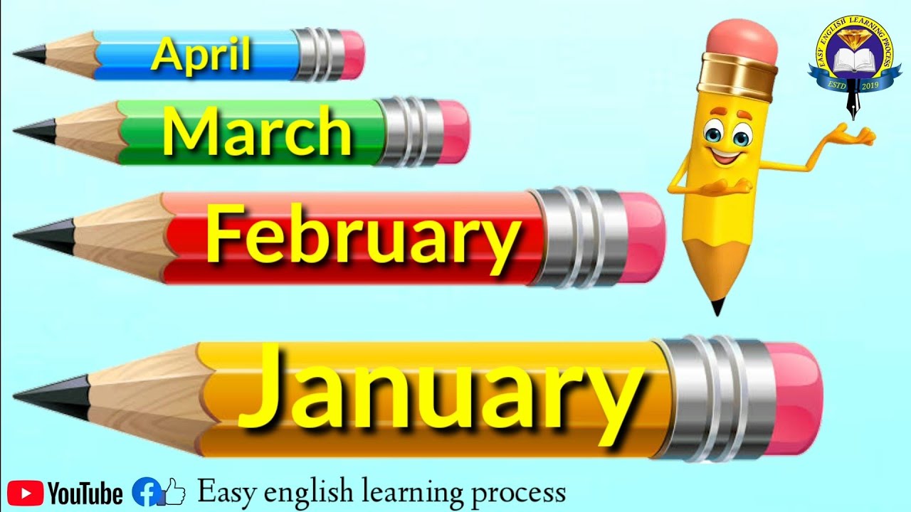 Months Name | January February March | Months Of The Year | Easy ...