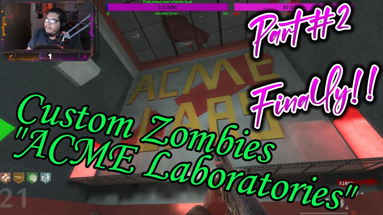 Custom Zombies Solo "Acme Labs" Map Part #2 Finally!! - YouTube