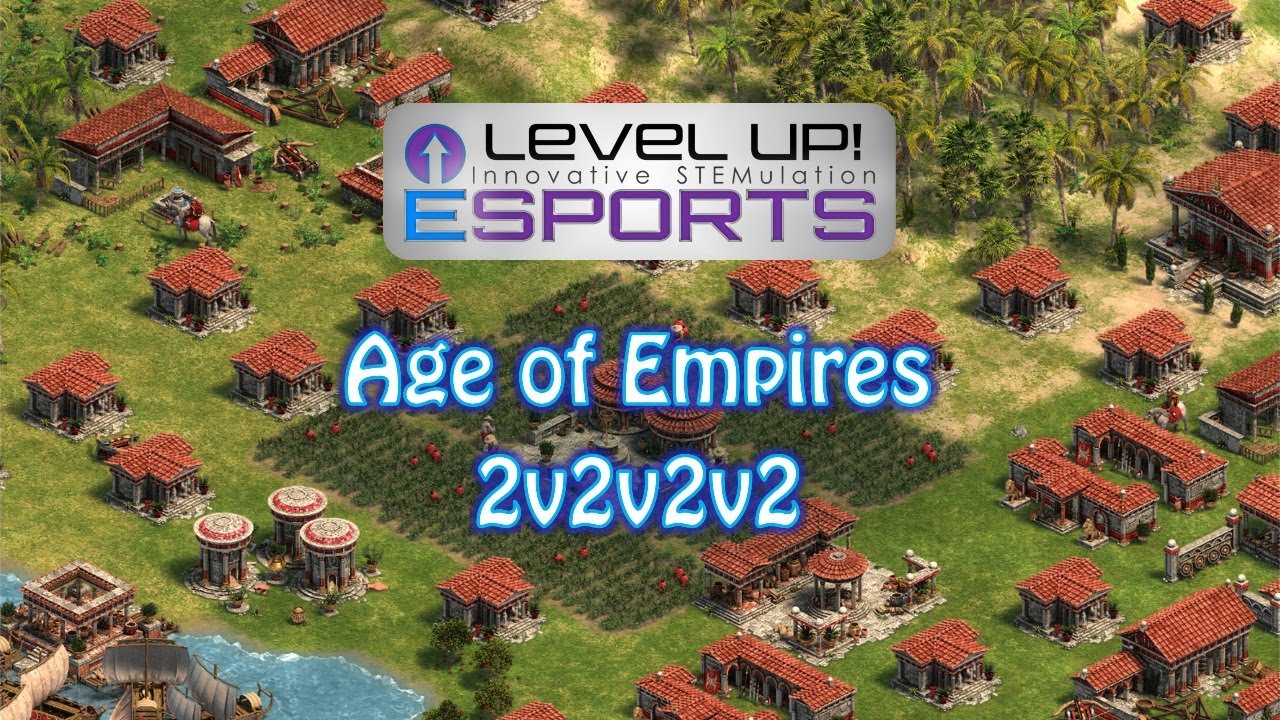 Level Up! Esports AoE2 Team 2v2v2v2 - YouTube