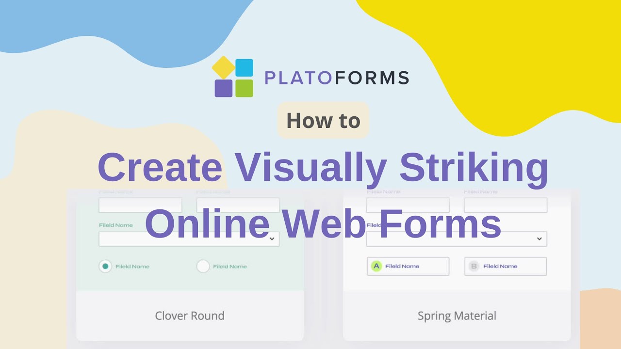 Elevate Your Online Web Forms with Stunning Visuals | PlatoForms Video ...