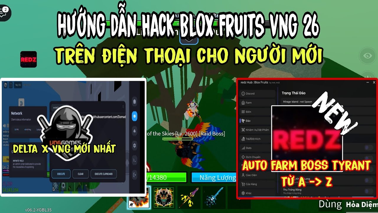 Hack Blox Fruits Update Script Redz Hub Tiếng Việt Mới Nhất Full Chức ...