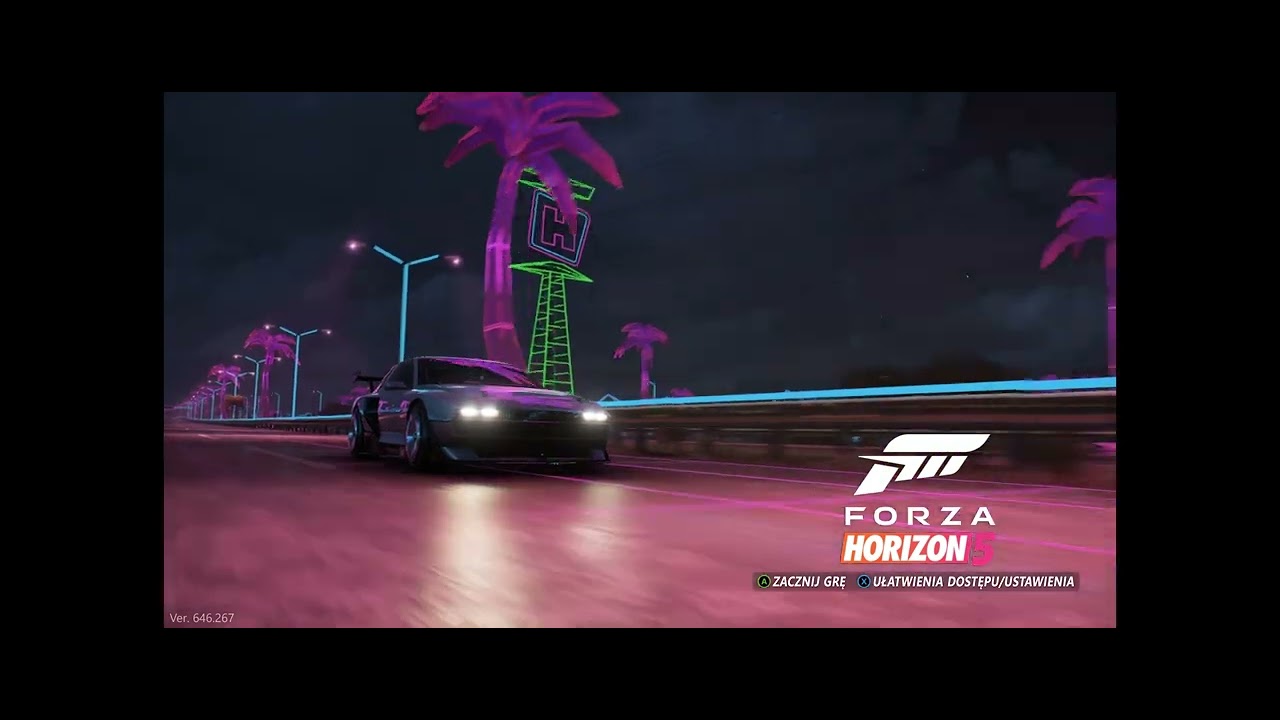Forza Horizon 5 - Synthwave intro music (21:9) - YouTube