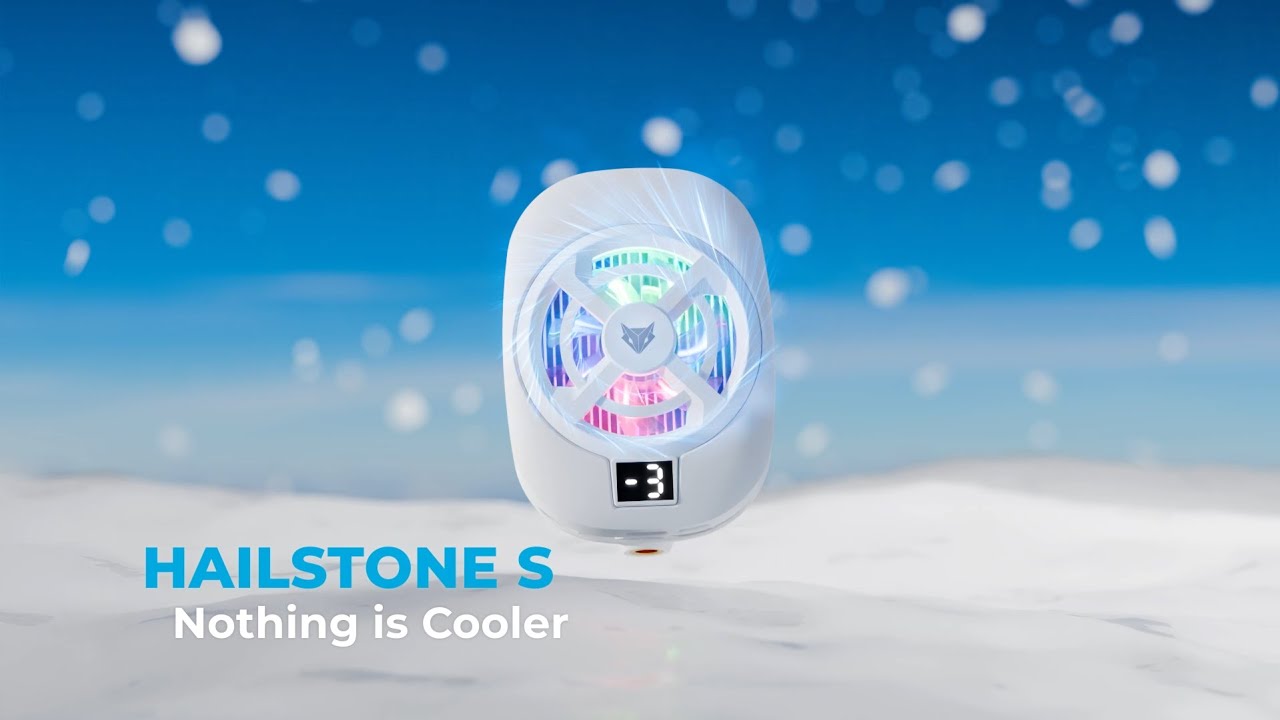 EvoFox Hailstone S Phone Cooler | 15W Turbo Cooling ⚡ RGB Lights 🌈 ...