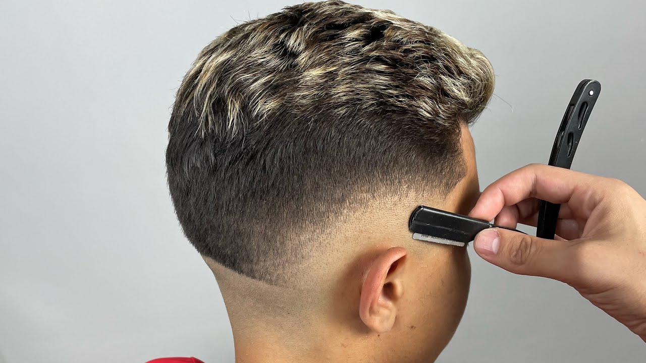 EPIC CUT - CORTANDO CABELO SOMENTE COM A GILETE 🪒 - YouTube