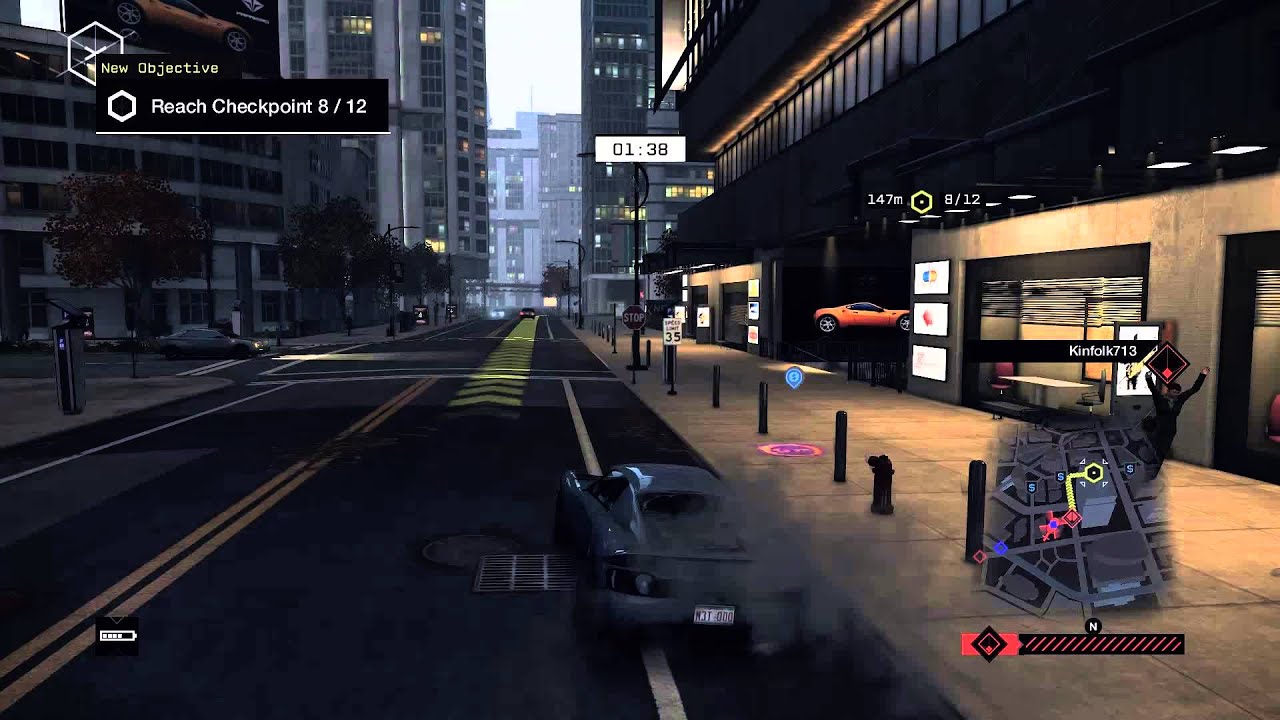 Watch Dogs CTOS Mobile Challenge Dual vehicle ditch and switch! - YouTube