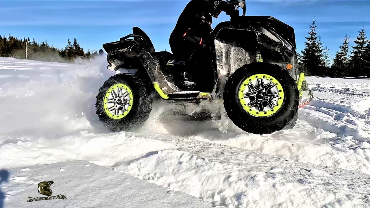 Deep Snow Fun ️ Segway Vs CfMoto ️ ️ - YouTube