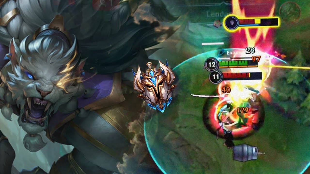 GAMEPLAY DE RENGAR TANK !!!!! RUMO AO CHALLENGER #16 / Wild Rift - YouTube